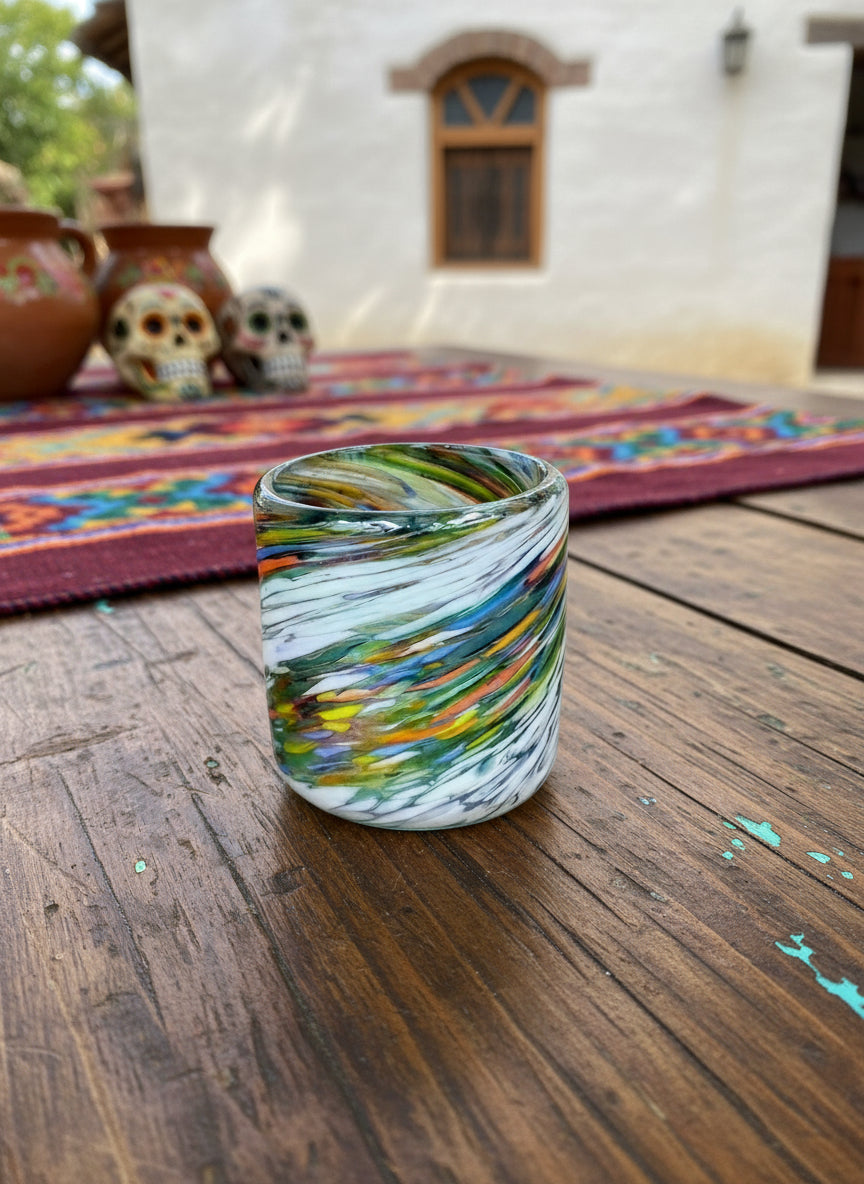 Handblown Mexican Shot Glass – Ay, Caramba!
